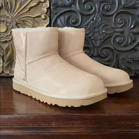 UGG | Shoes | Ugg Classic Mini Metallic Snake Boot | Poshmark